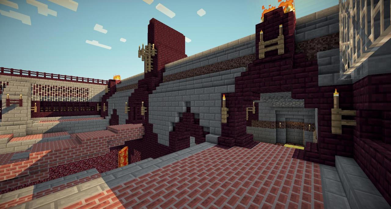 Quake 3 Arena - Hell's Gate Minecraft Map