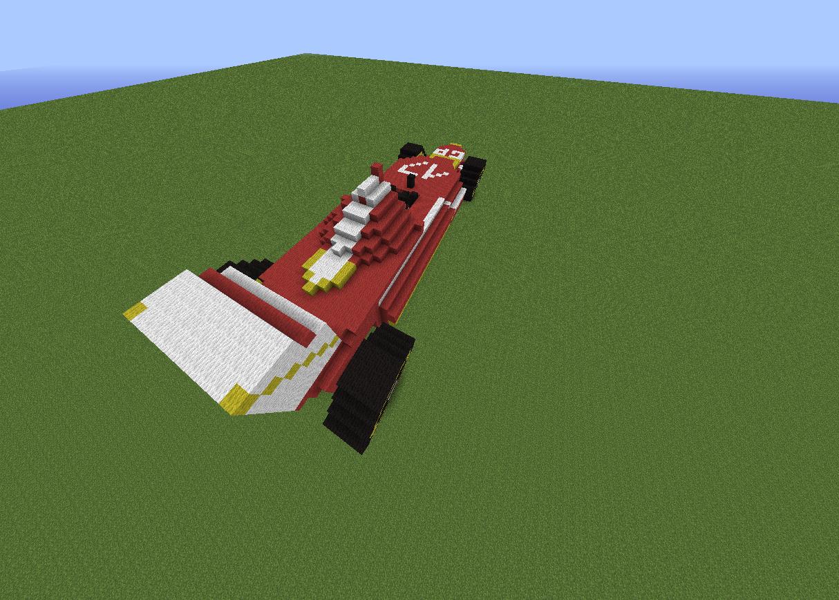Formula 1 Car 2012 Minecraft Map