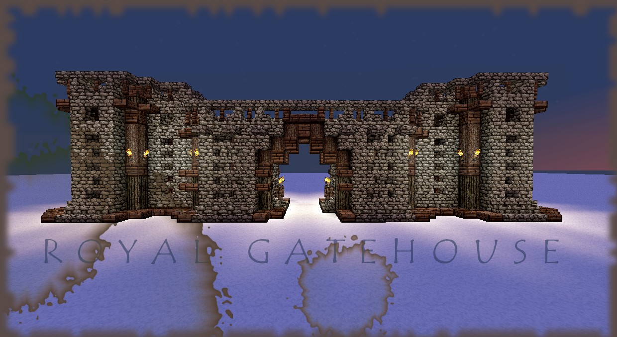 Royal Gate House -- Medieval / Fantasy Minecraft Map