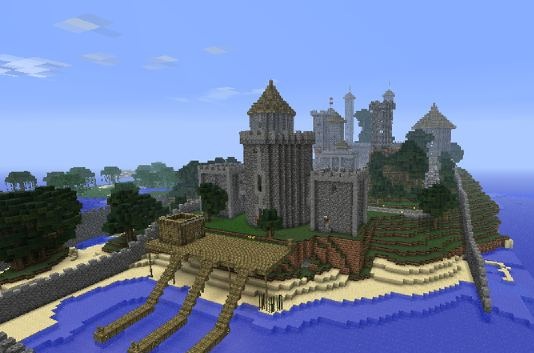 Island Castle Minecraft Map