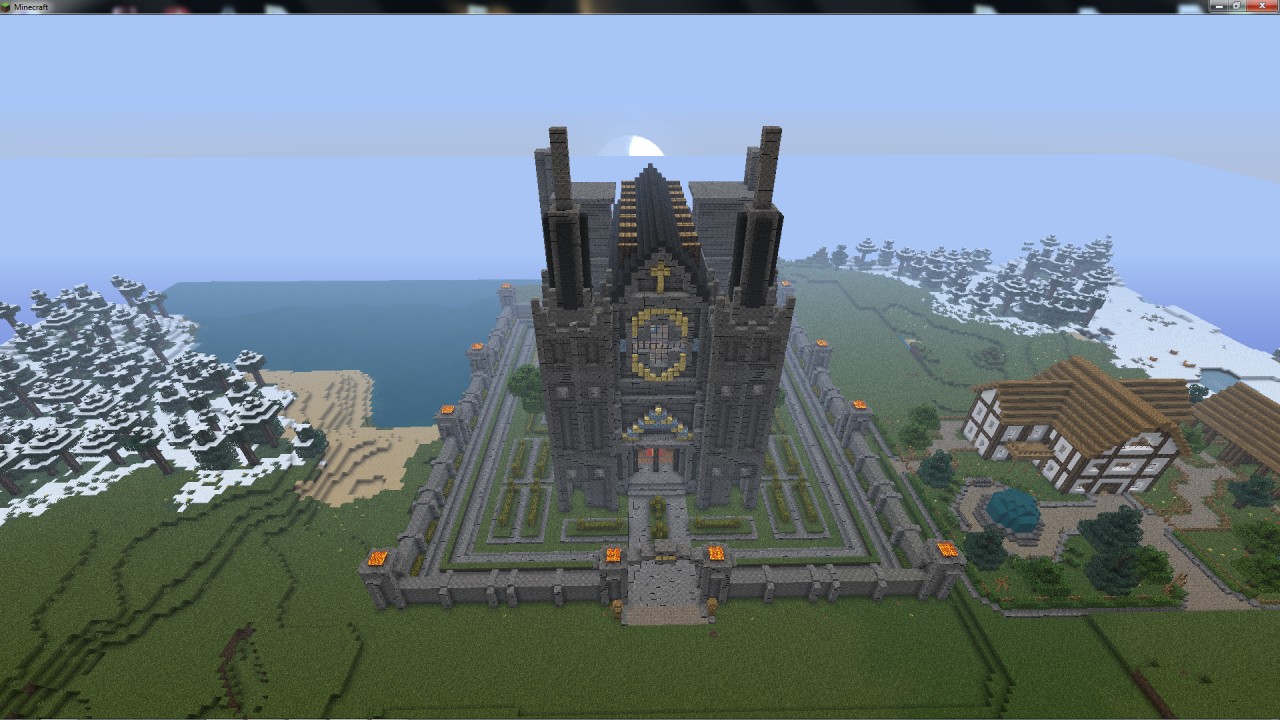 Gothic Style Cathedral Minecraft Map