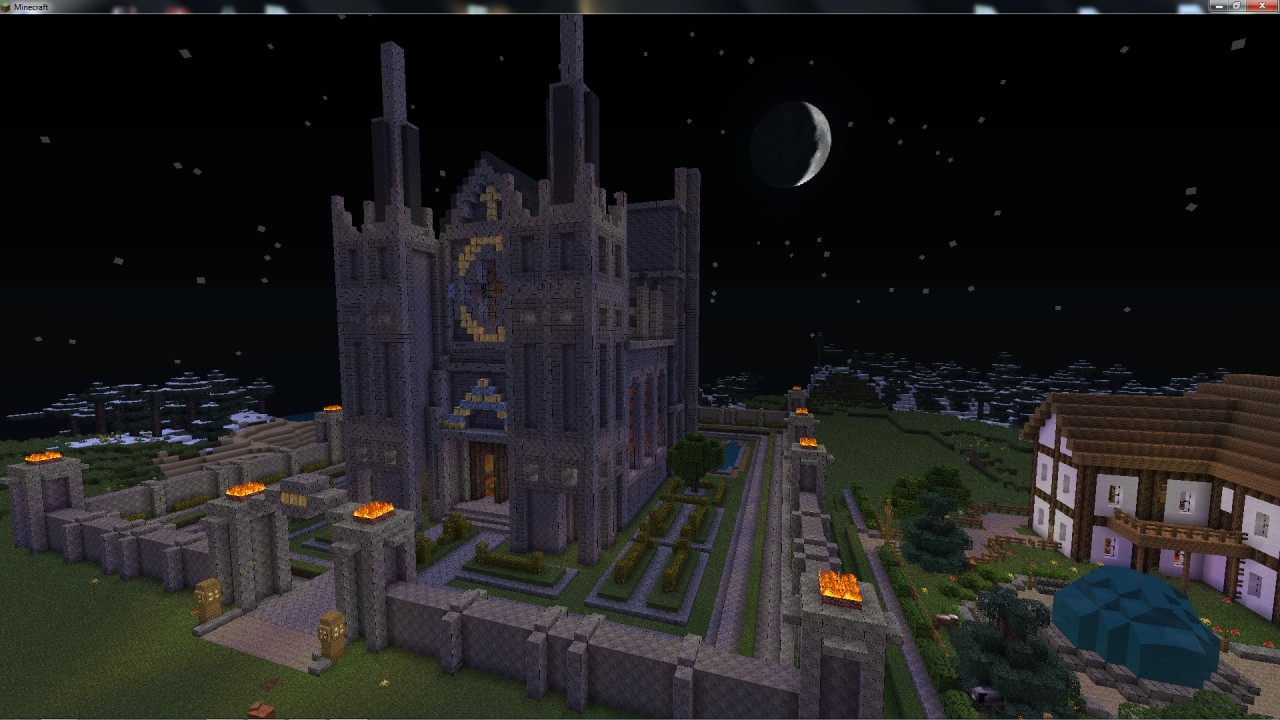 Gothic Style Cathedral Minecraft Map