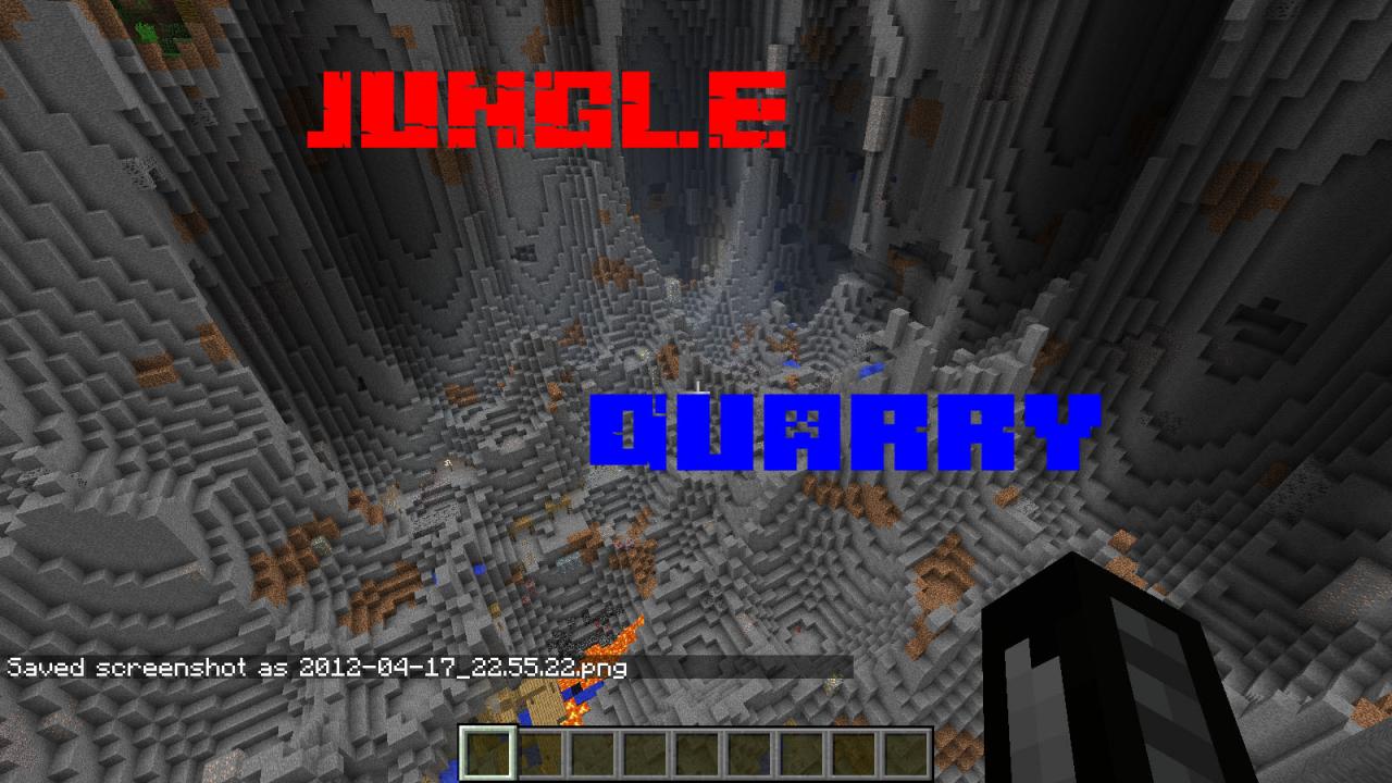 Jungle Quarry Minecraft Map