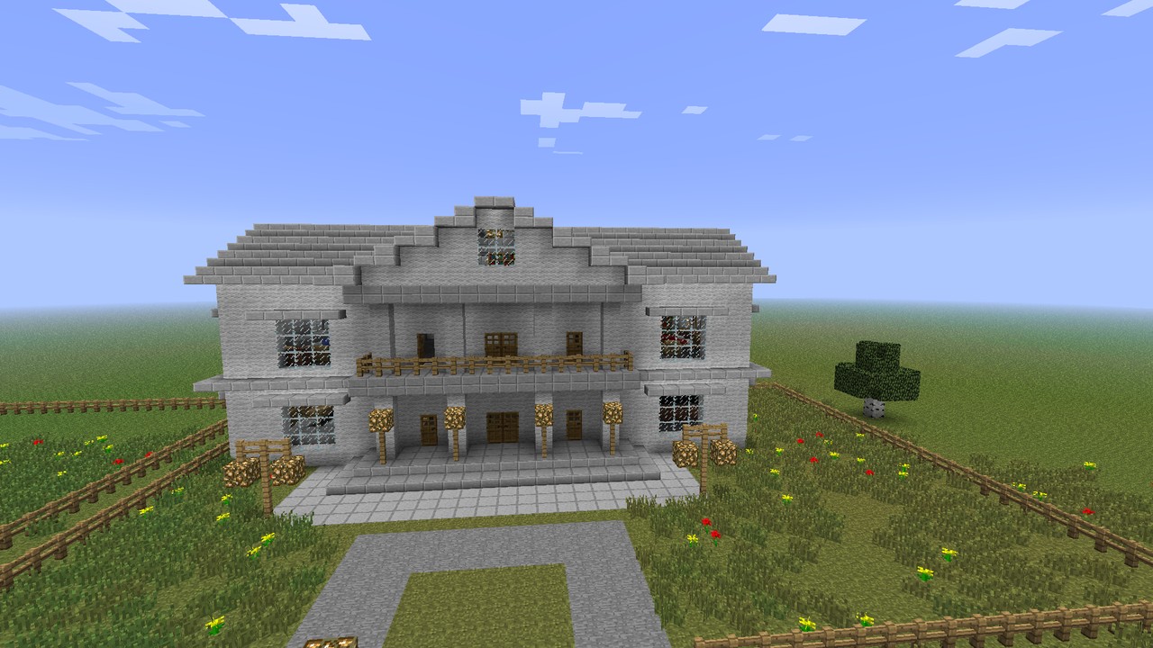 Mansion Build Minecraft Map