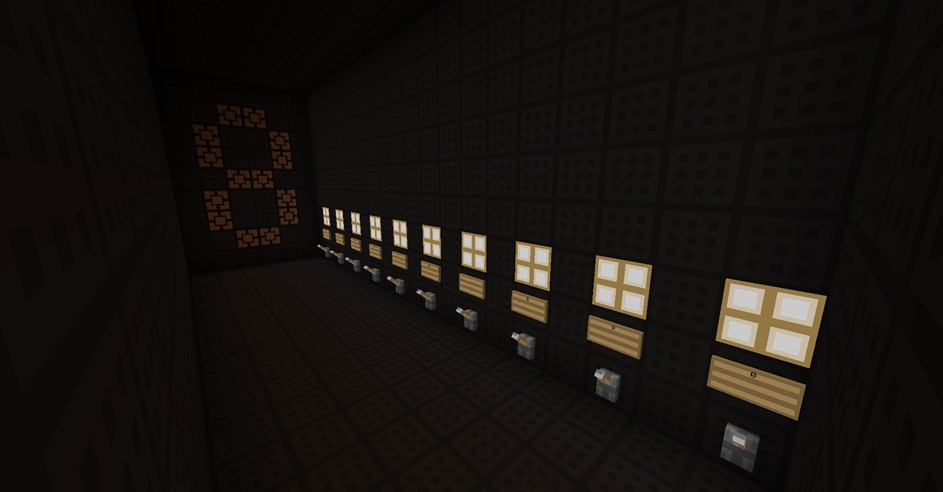 Number Display Minecraft Map