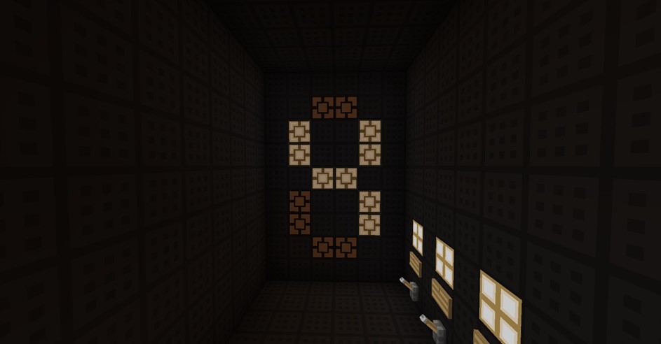 Number Display Minecraft Map