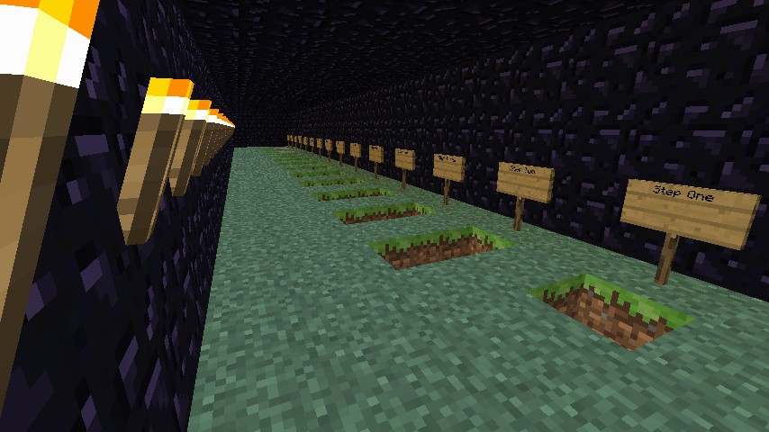 Instant Land Mine Minecraft Map