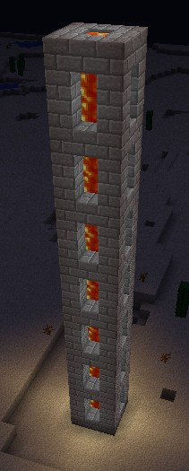 Lava Tower Minecraft Map