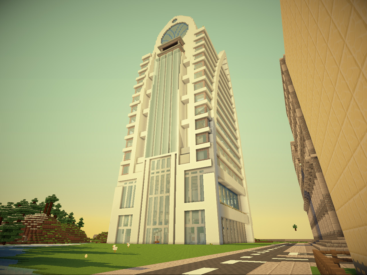 Dubai Arch Tower Minecraft Map