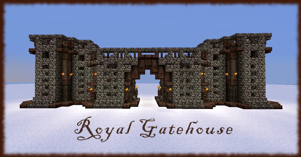 Royal Gate House -- Medieval / Fantasy Minecraft Map