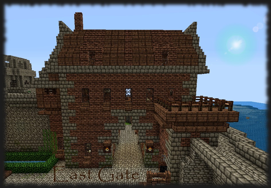 East Gate: Medieval Gatehouse Minecraft Map