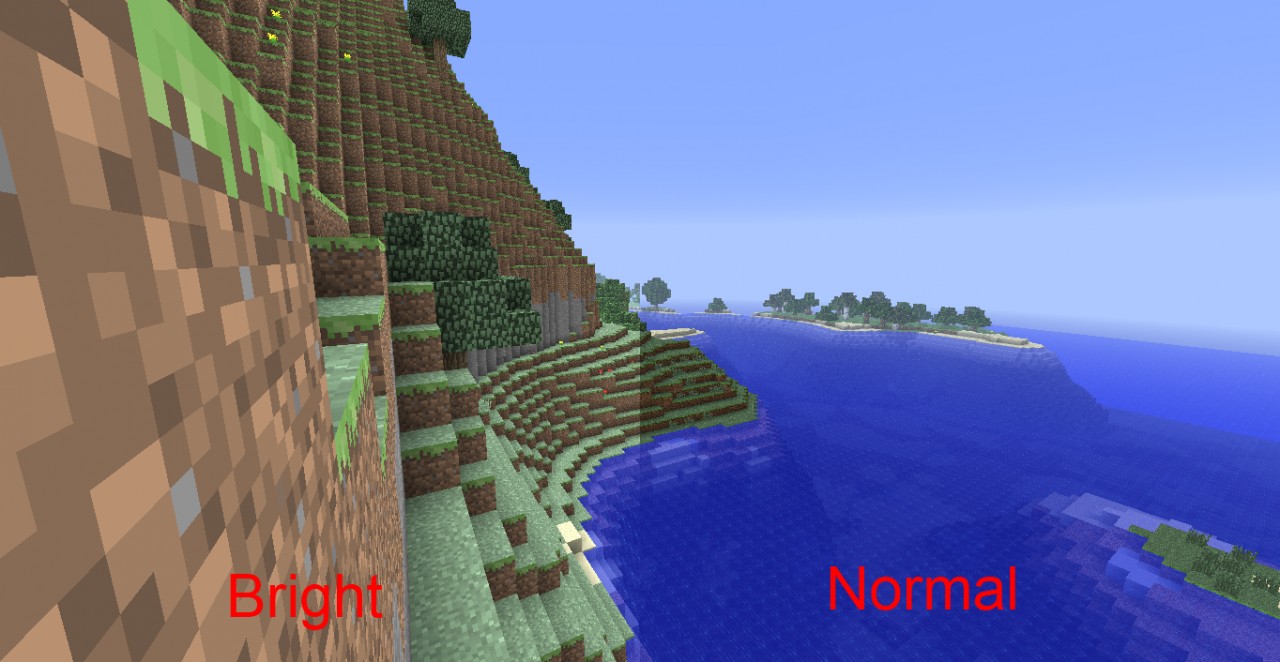 Bright Pack - A brighter version of Minecraft Minecraft Texture Pack