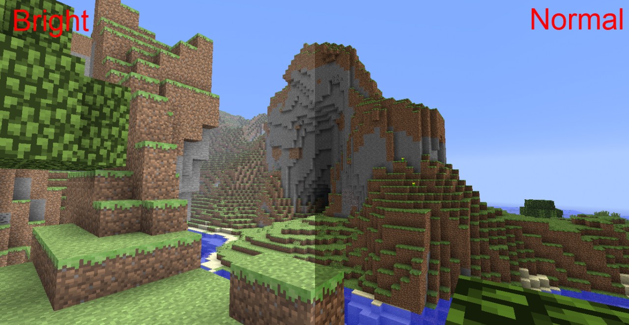 Bright Pack - A brighter version of Minecraft Minecraft Texture Pack