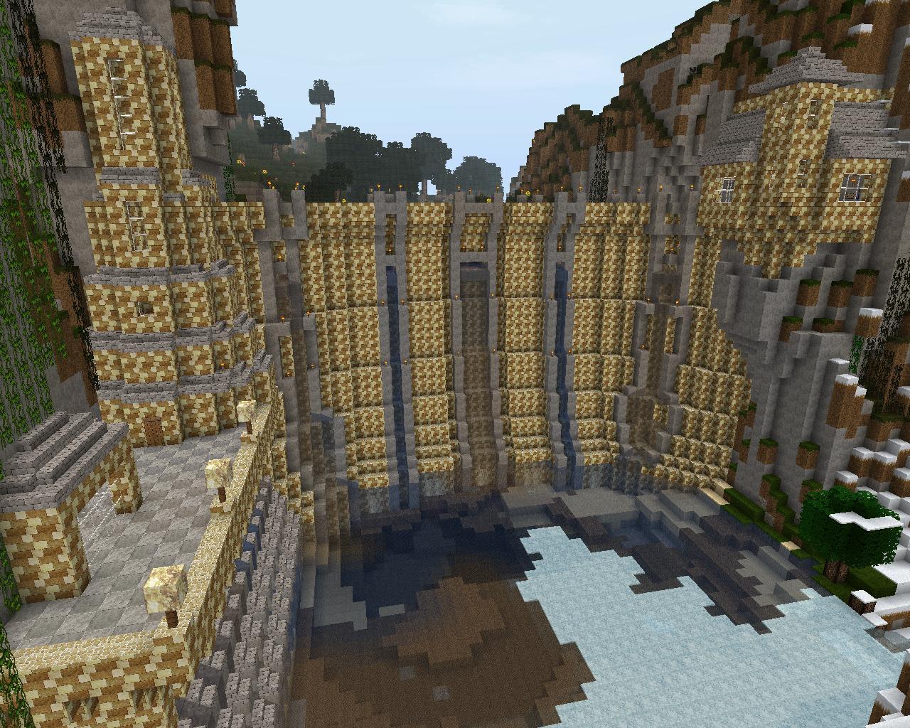 The Dam [Timelapse] - Very Beautiful Building Minecraft Map