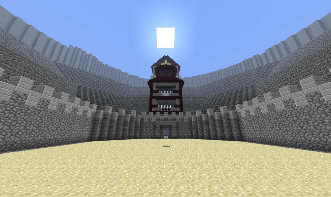 Arena PVP Decagon Minecraft Map