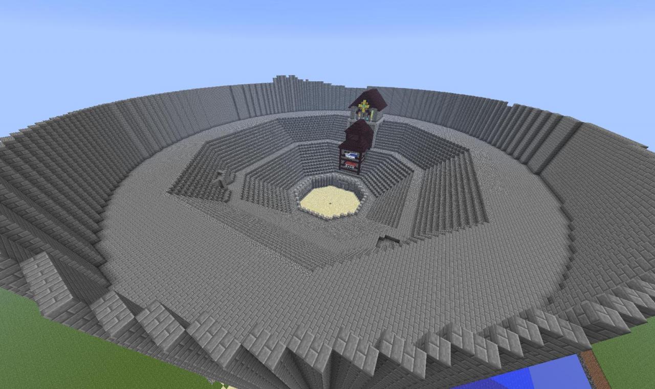 Arena PVP Decagon Minecraft Map