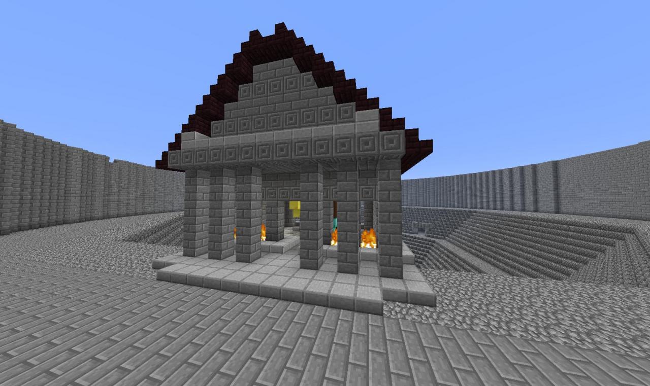 Arena PVP Decagon Minecraft Map
