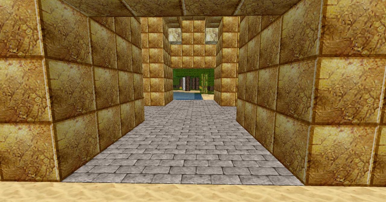 Gold Temple Minecraft Map