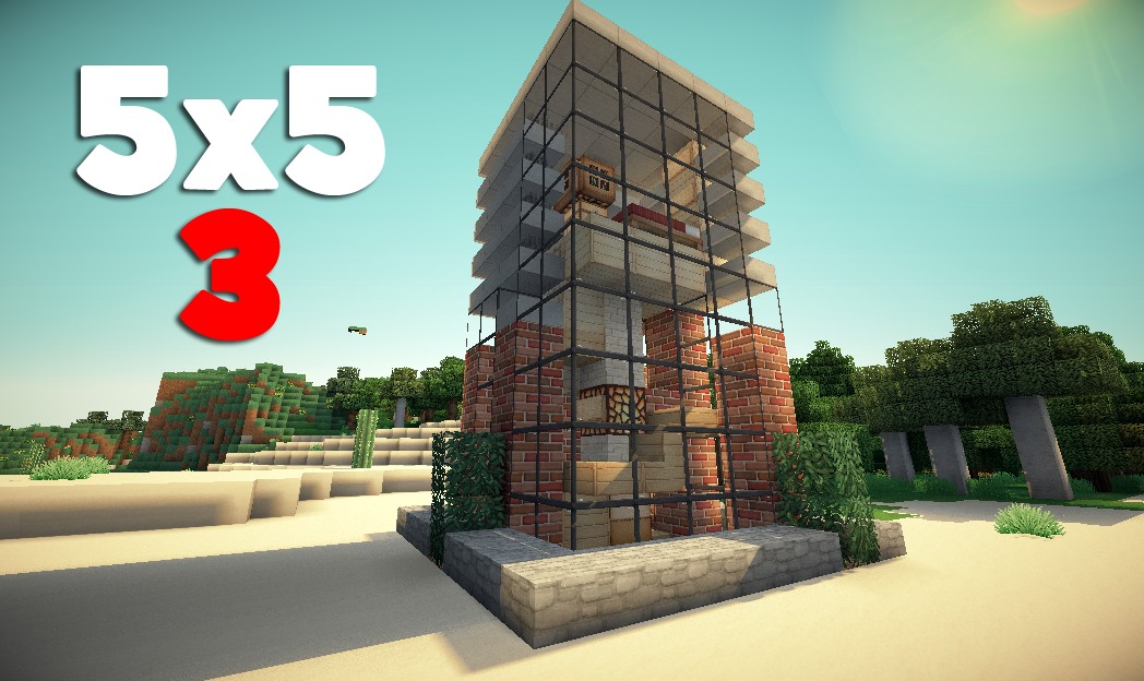 5x5 House 3 Minecraft Map