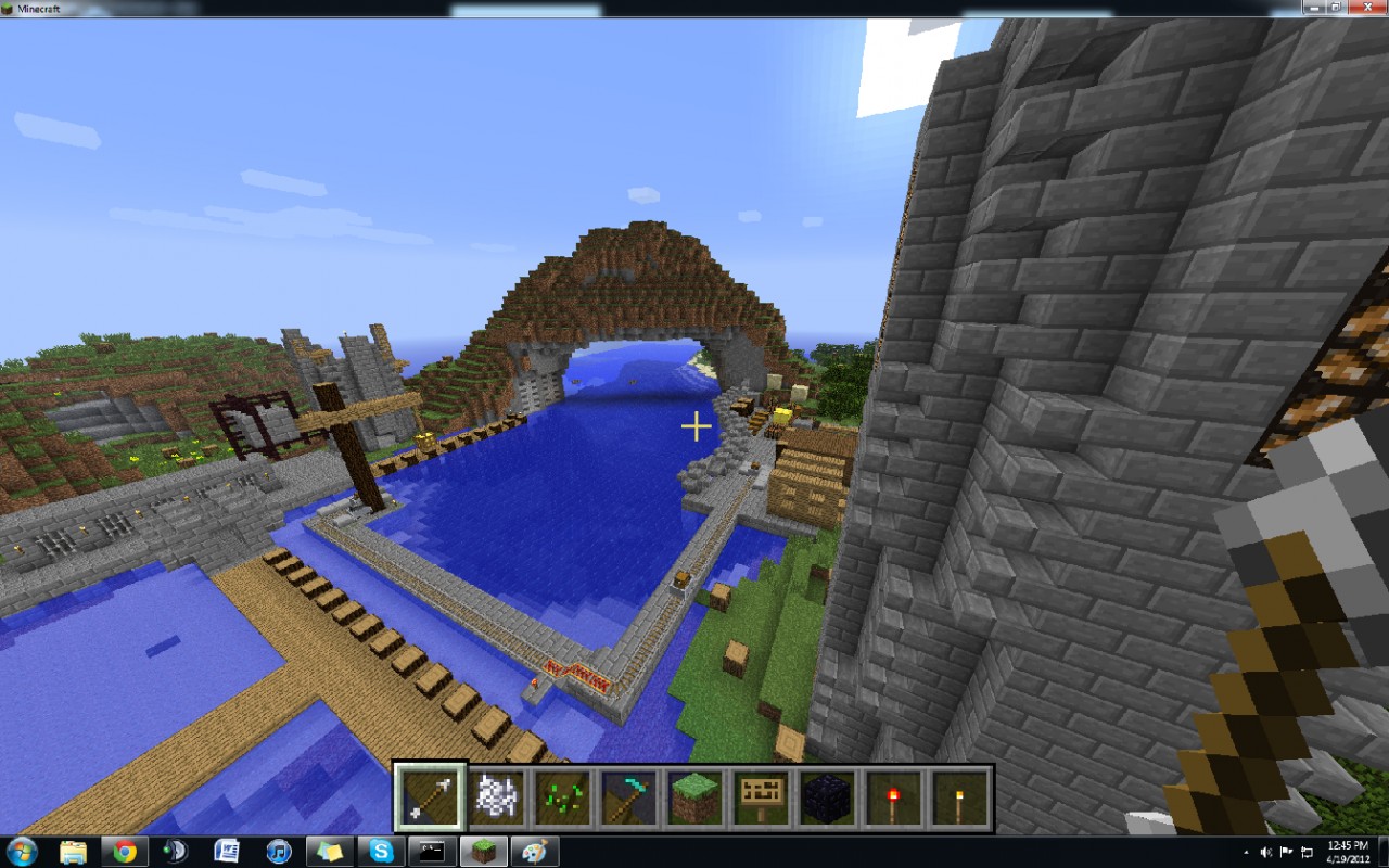 Mountain Fort Minecraft Map