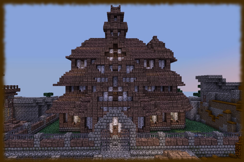 Fantasy / Medieval Norwegian Stave Church Minecraft Map