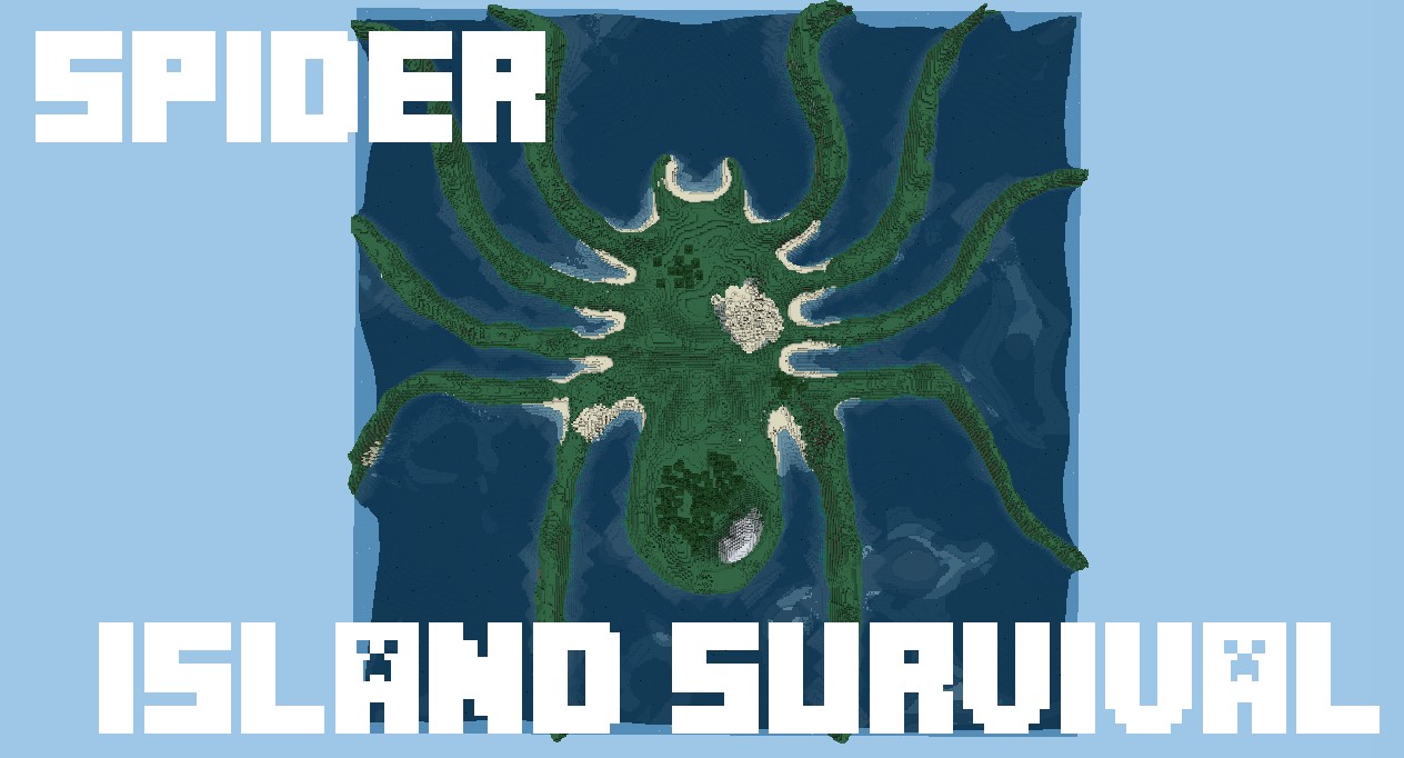 Spider island survival Minecraft Map
