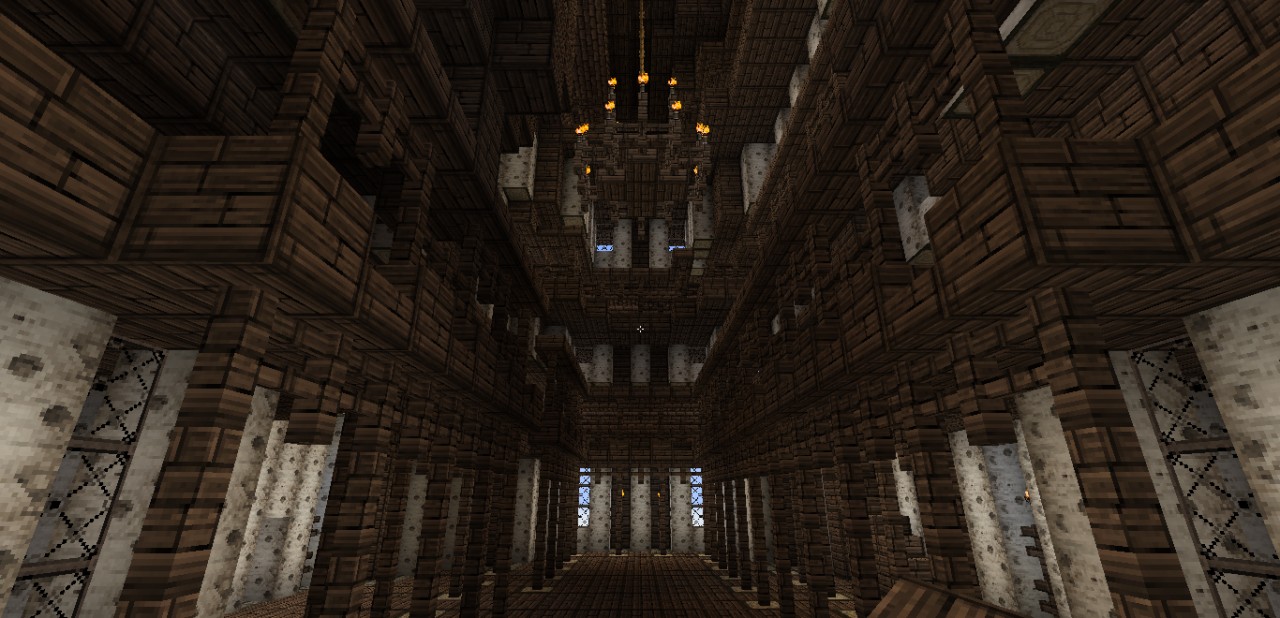Fantasy / Medieval Norwegian Stave Church Minecraft Map