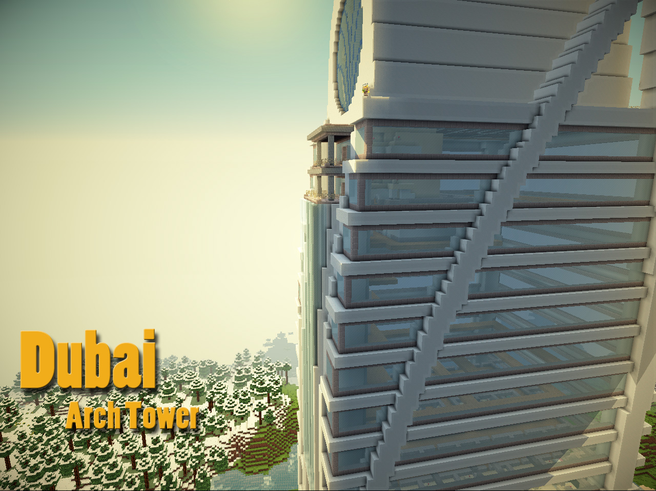 Dubai Arch Tower Minecraft Map