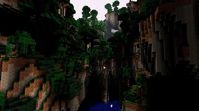 huge jungle mountains Minecraft Map