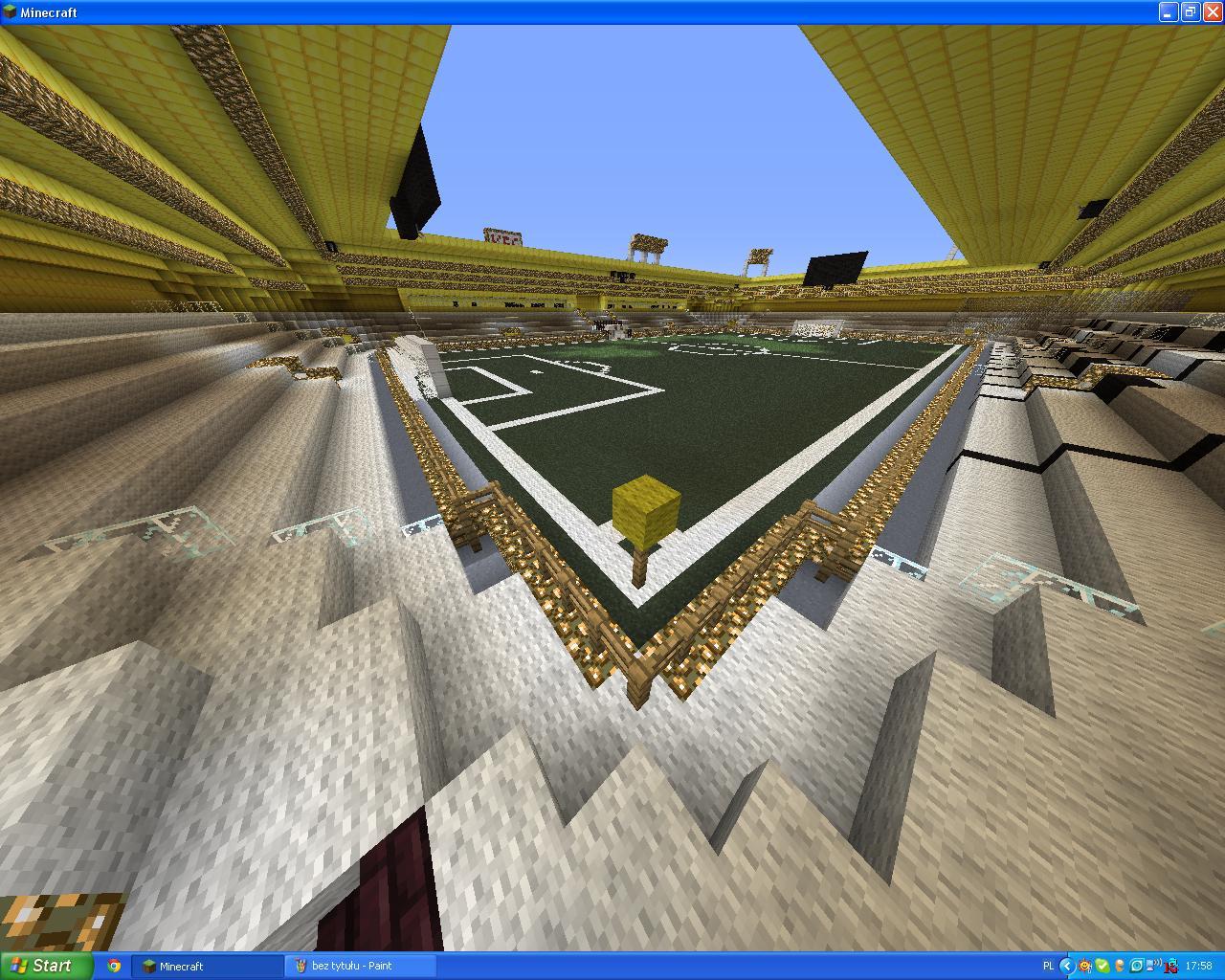 Football Stadium ( Small and Cameral ) :D Minecraft Map