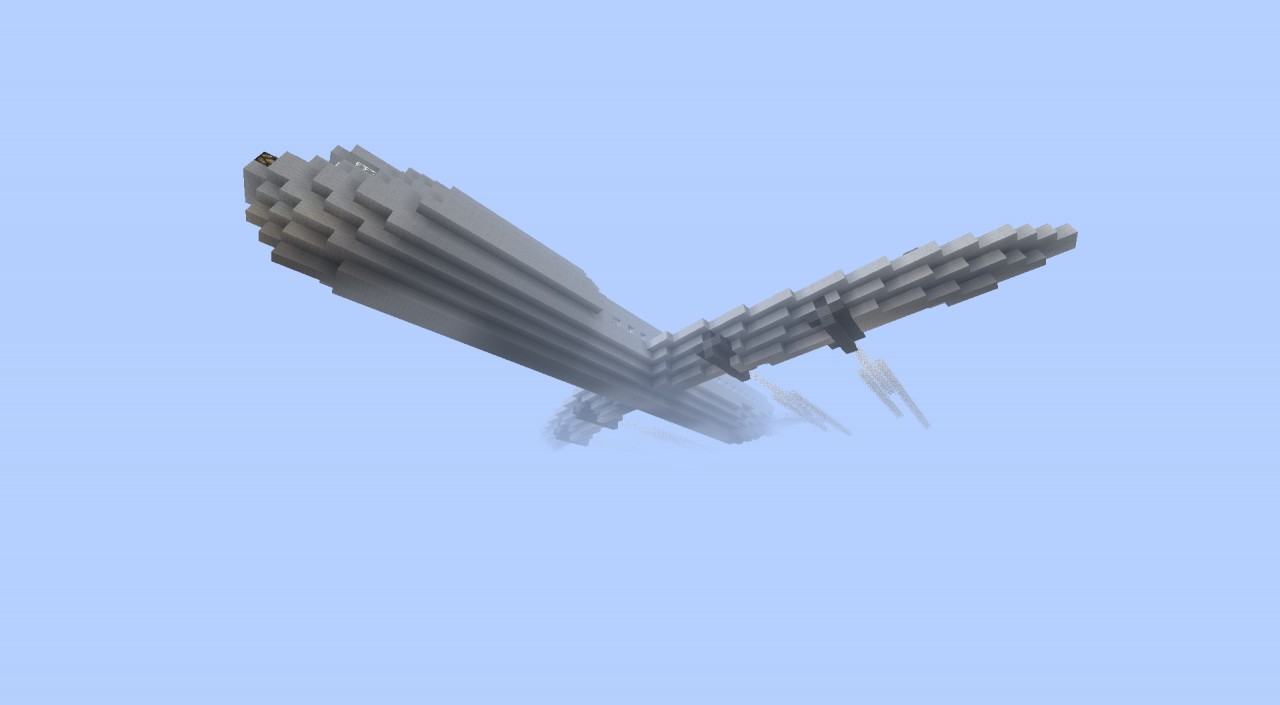 Airplane in tha air Minecraft Map