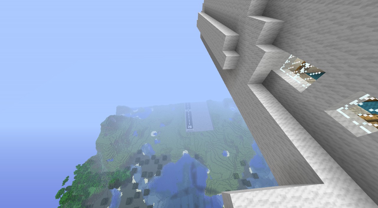 Airplane in tha air Minecraft Map
