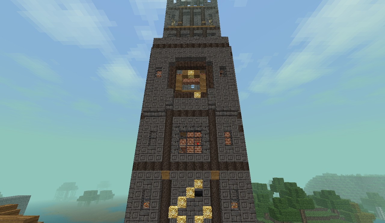 Clock with minute and hour hand Minecraft Map