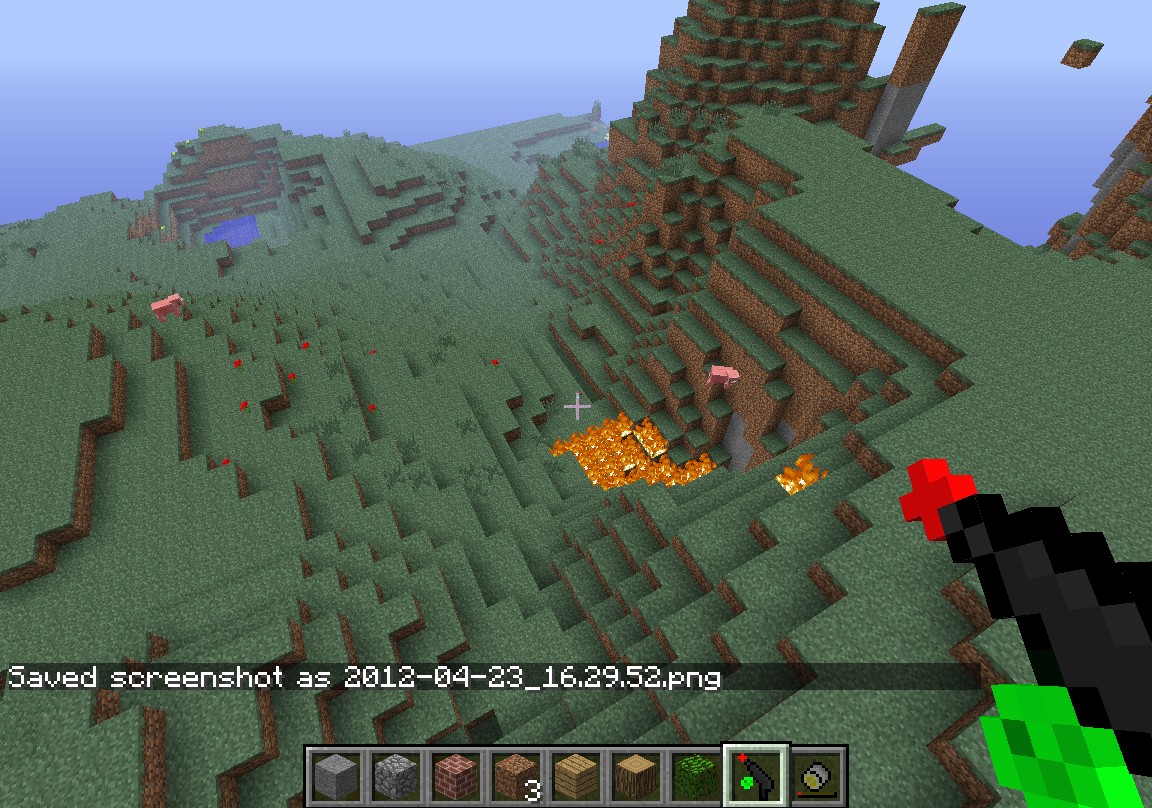FlameThrower Minecraft Mod