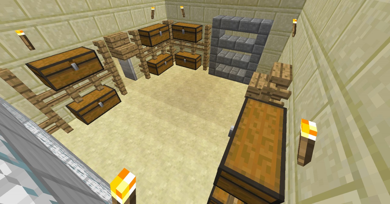 Sun and sea beach hotel. Minecraft Map