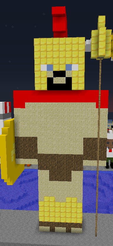 LEONIDAS STATUE Minecraft Map