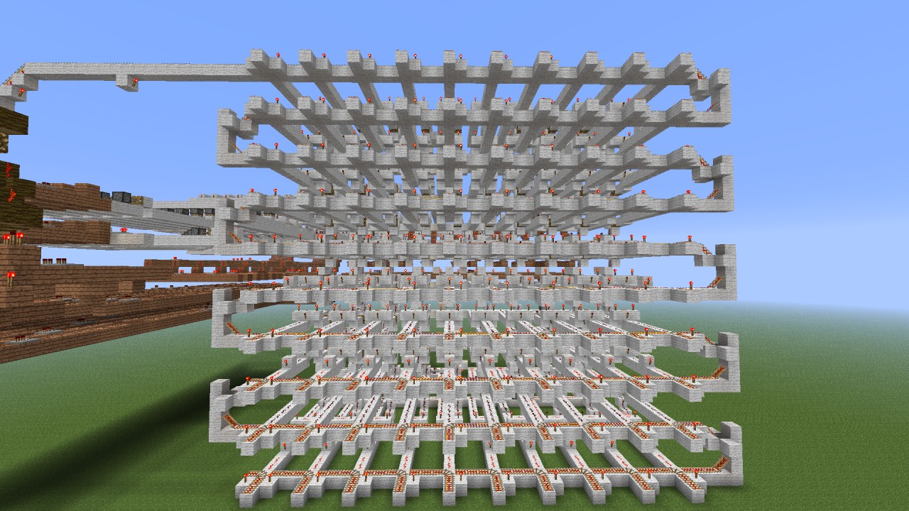 100 Destination Redstone Trainstation [simple handling] Minecraft Map