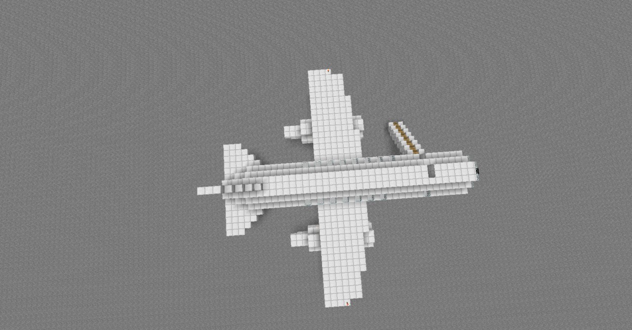 a flying machine that's landed AKA Landed plane Minecraft Map