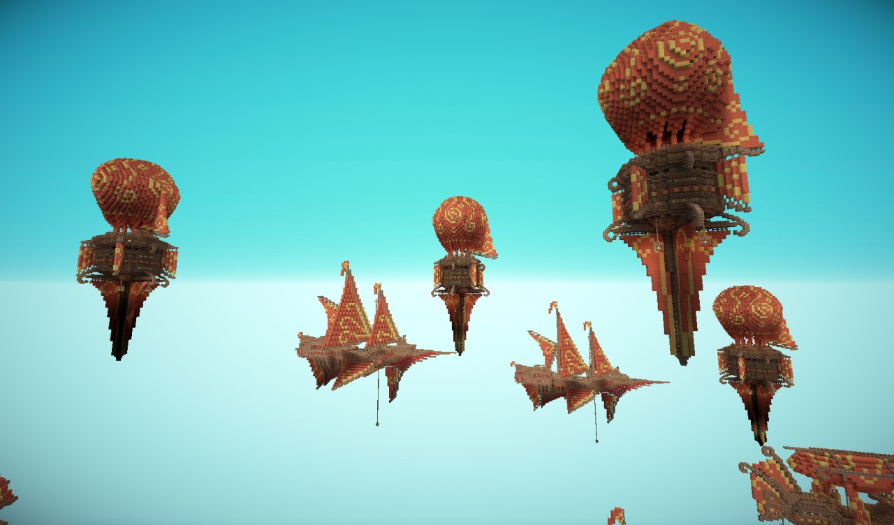 Balloon Fortress Minecraft Map