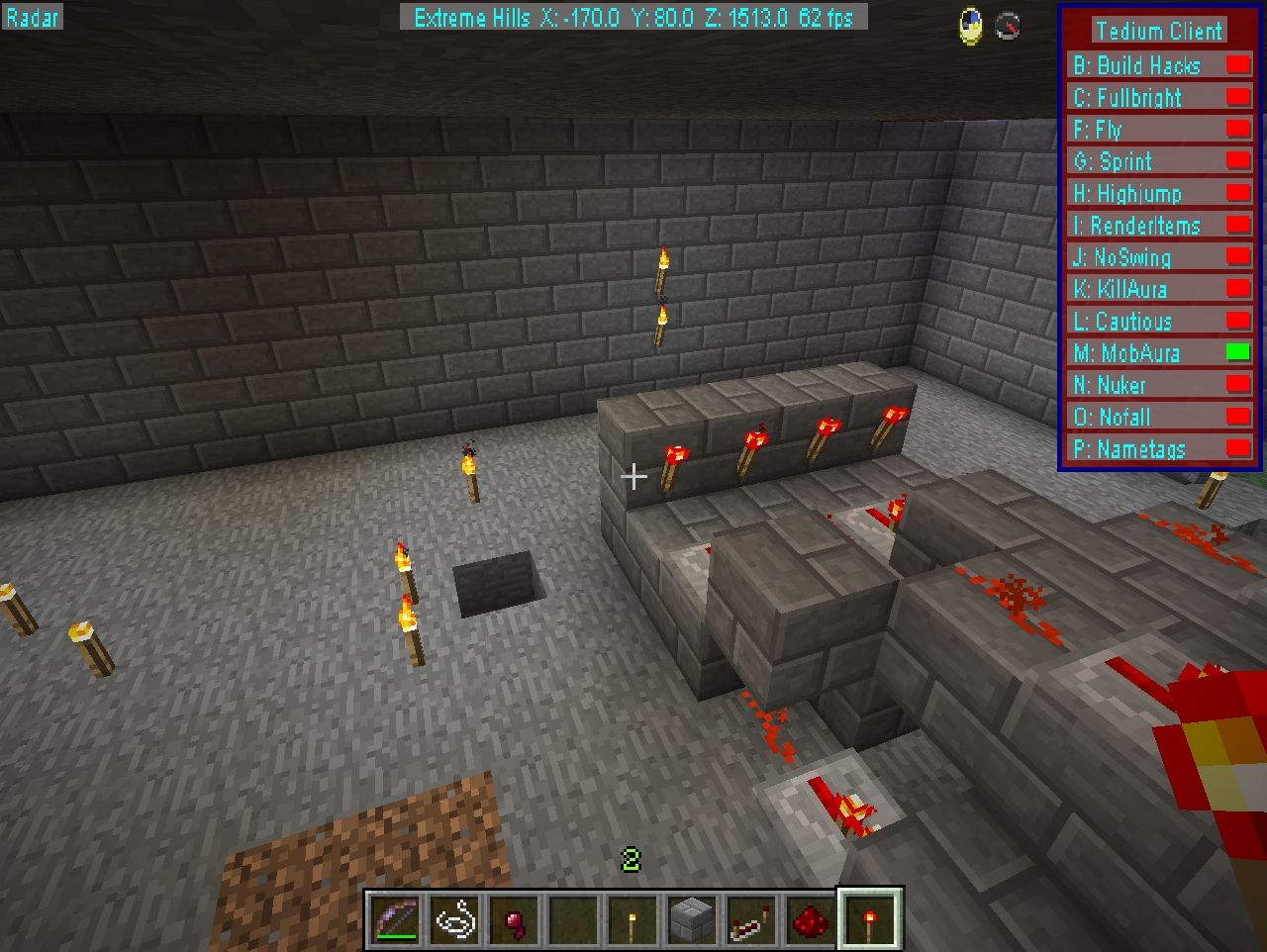 Detecting wall Minecraft Map