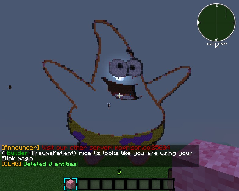 My Pixel Art SpongeBob & Patrick Minecraft Map