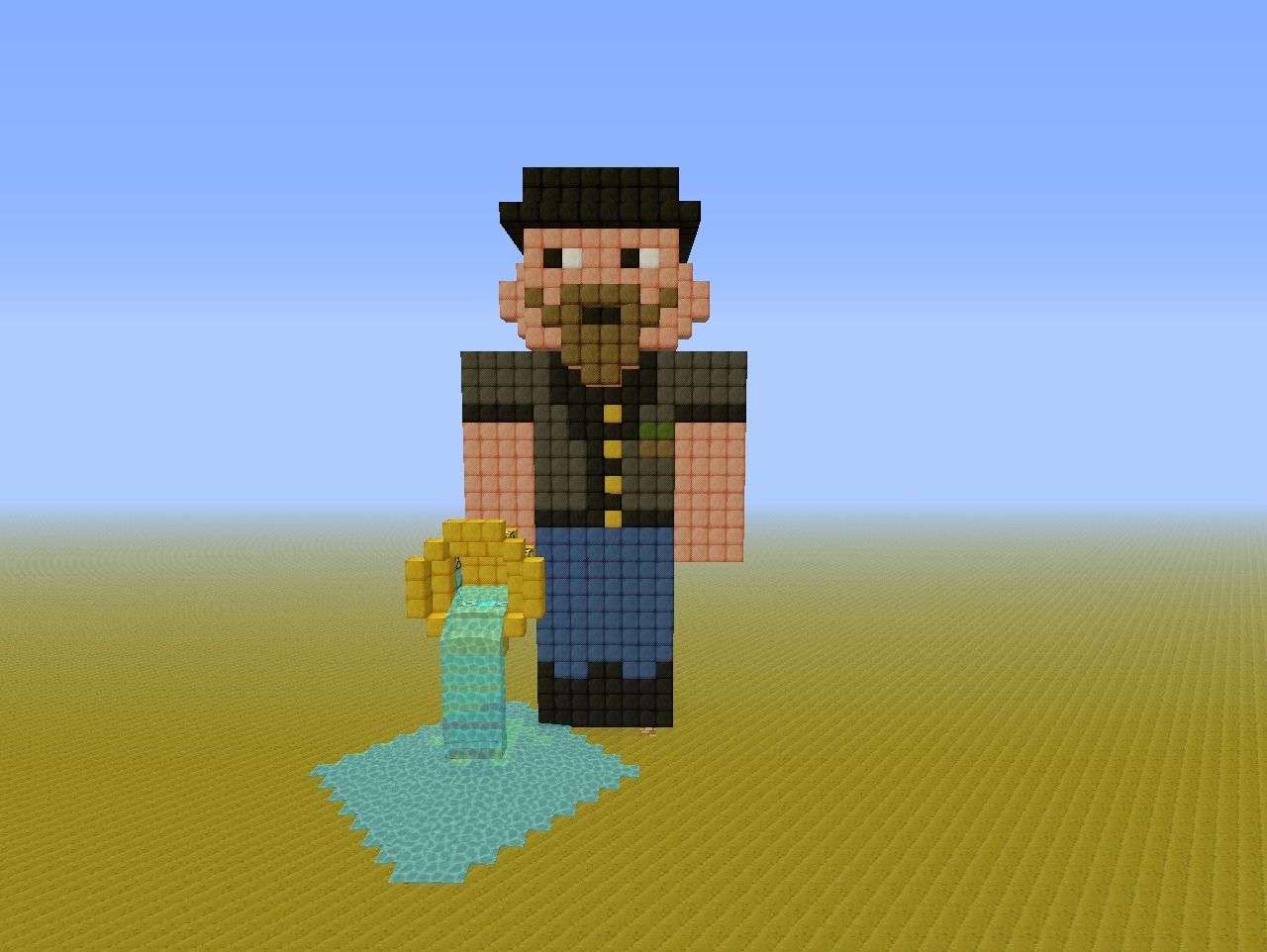 Notch and the holy grail Minecraft Map