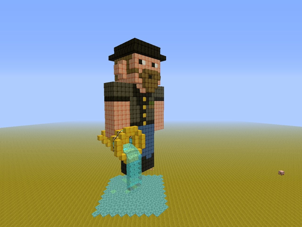 Notch and the holy grail Minecraft Map