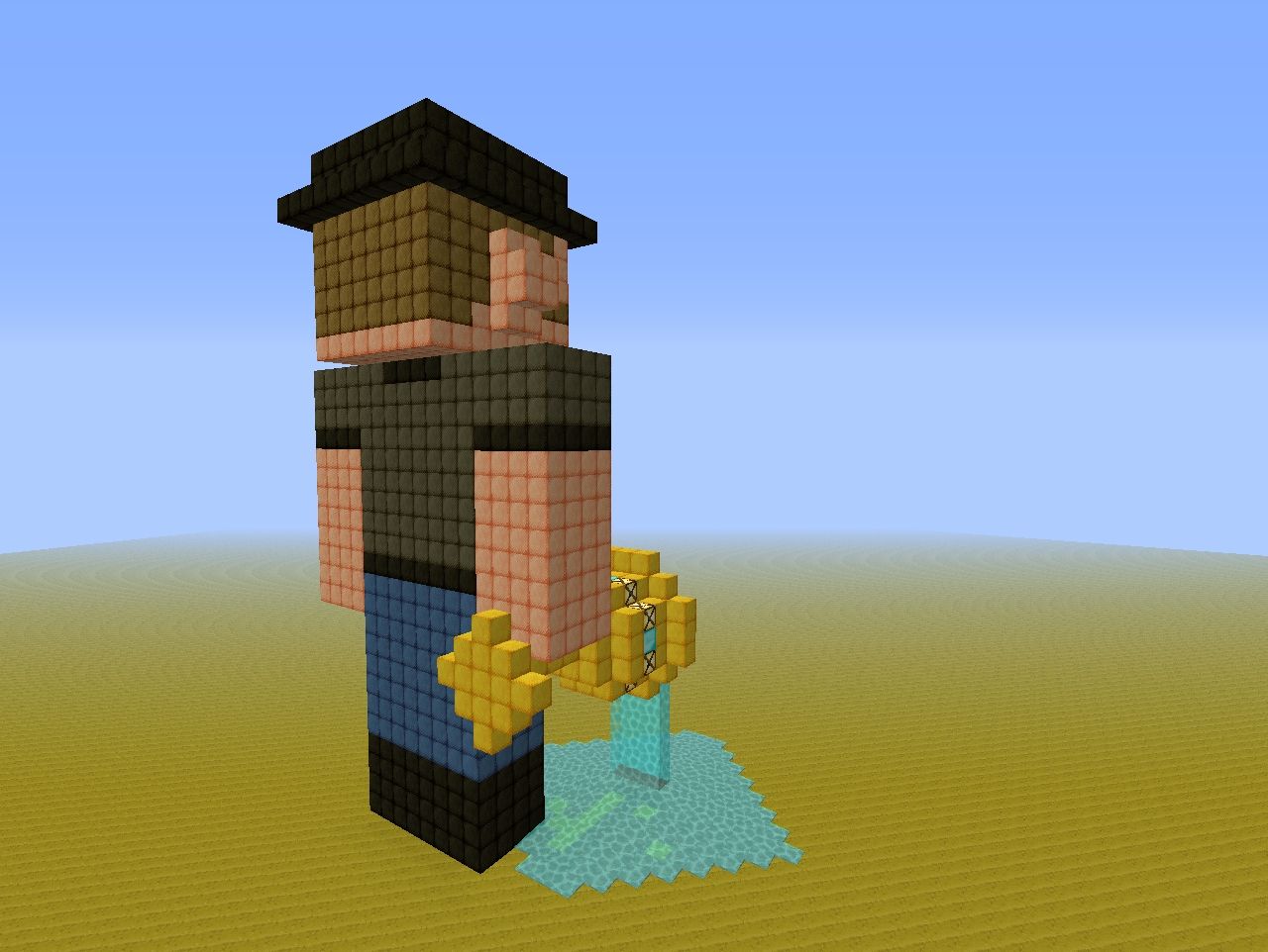 Notch and the holy grail Minecraft Map