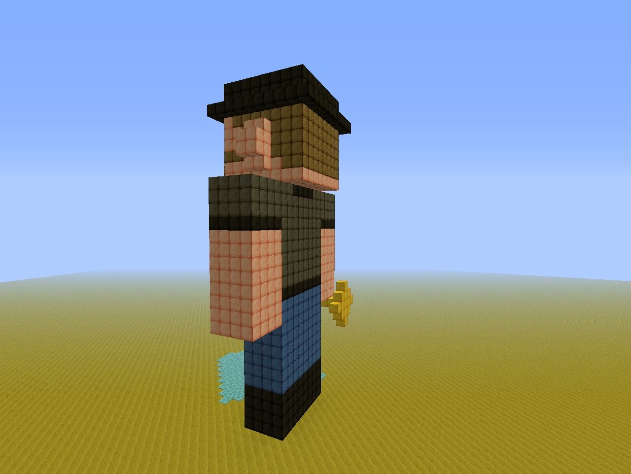 Notch and the holy grail Minecraft Map