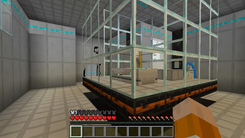 1-to-1 Recreation of Portal - Test Chambers 0-17 Minecraft Map