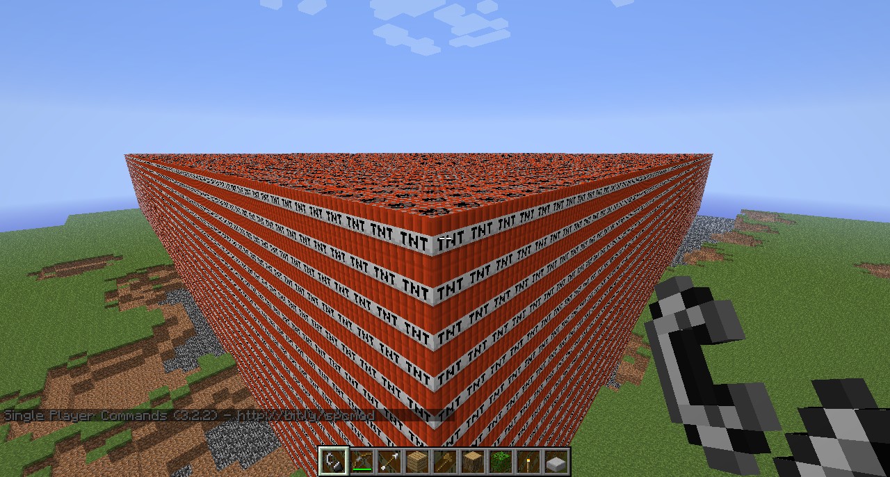 TNT rectangle Minecraft Map