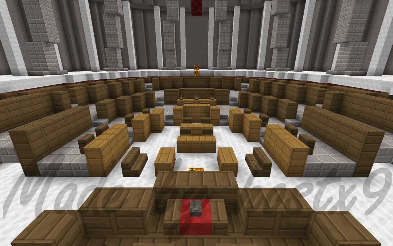 Plecnik Parliament (aka Cathedral of Freedom) Minecraft Map