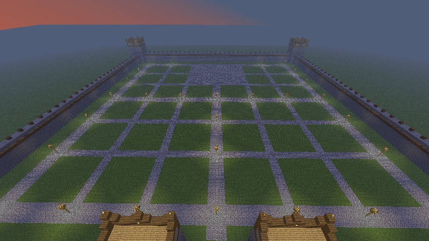 Downloadable City Template (Evony) Minecraft Map