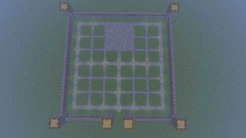 Downloadable City Template (Evony) Minecraft Map